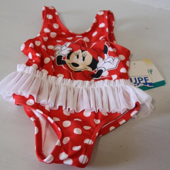 Disney | Swim | Disney Baby Minnie Mouse Swimsuit Size 36 Mo New | Poshmark
